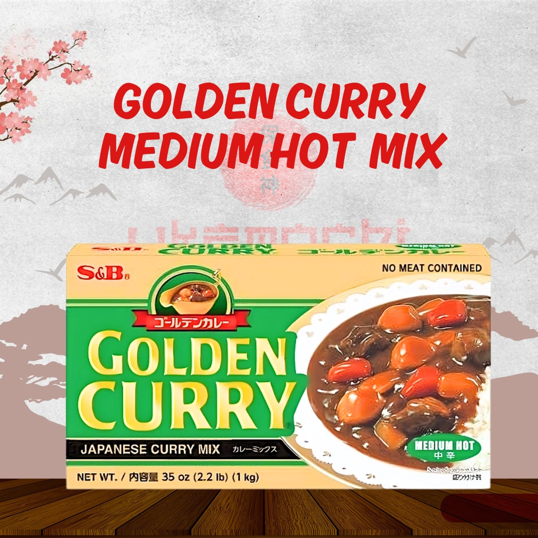 S&B GOLDEN CURRY SAUCE MIX MEDIUM HOT – Oishii foods