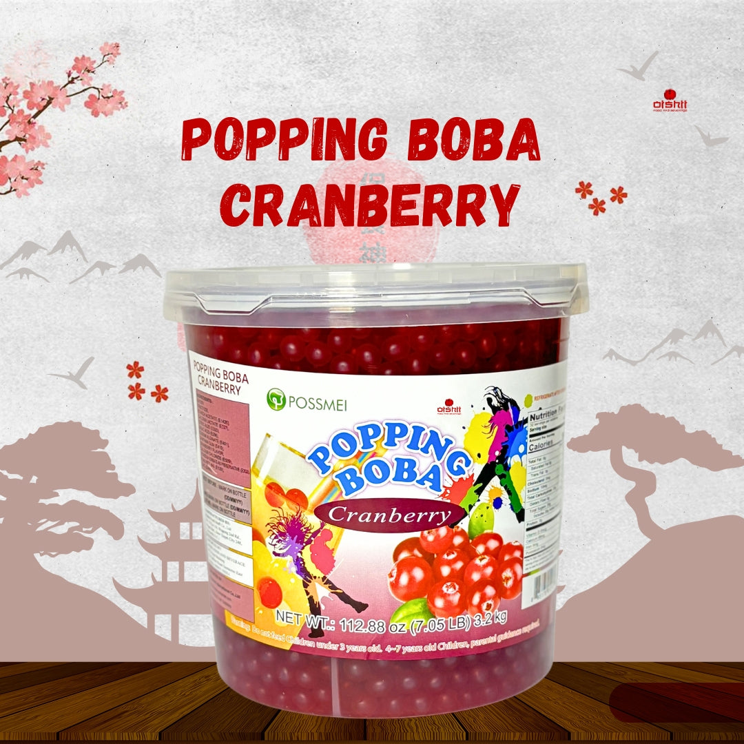 POPPING BOBA CRANBERRY – Oishii foods